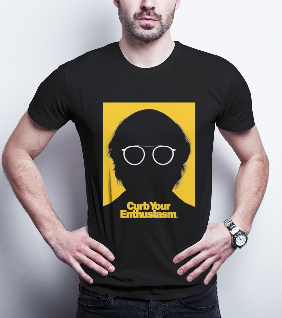 Curb Your Enthusiasm Larry David Silhouette Glasses T-Shirt