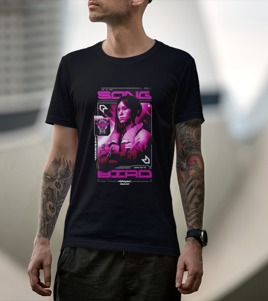 Songbird Song So Mi Cyberpunk 2077 Phantom Liberty T-Shirt