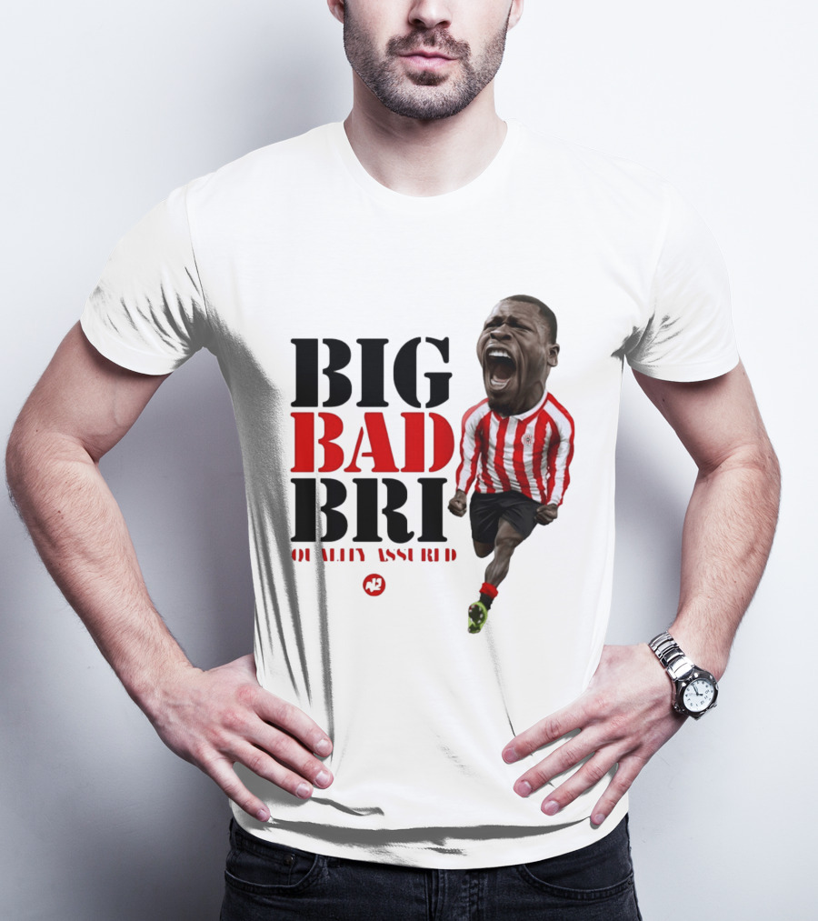Big Bad Bri Quality Assured Sunderland AFC Caricature T-Shirt