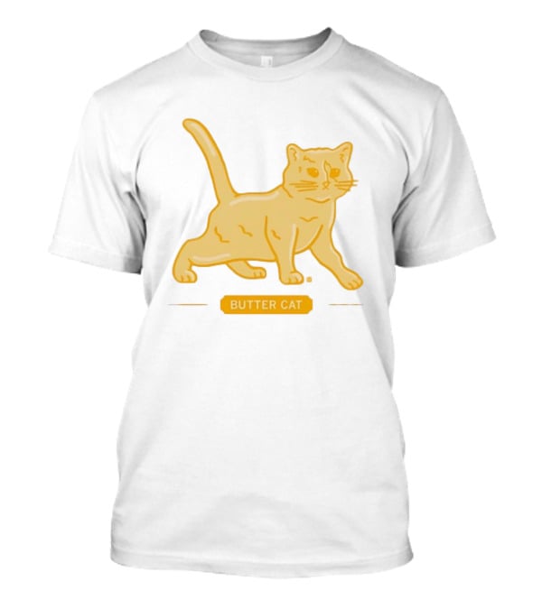 Butter Cat Animal Kitten Playful T-Shirt