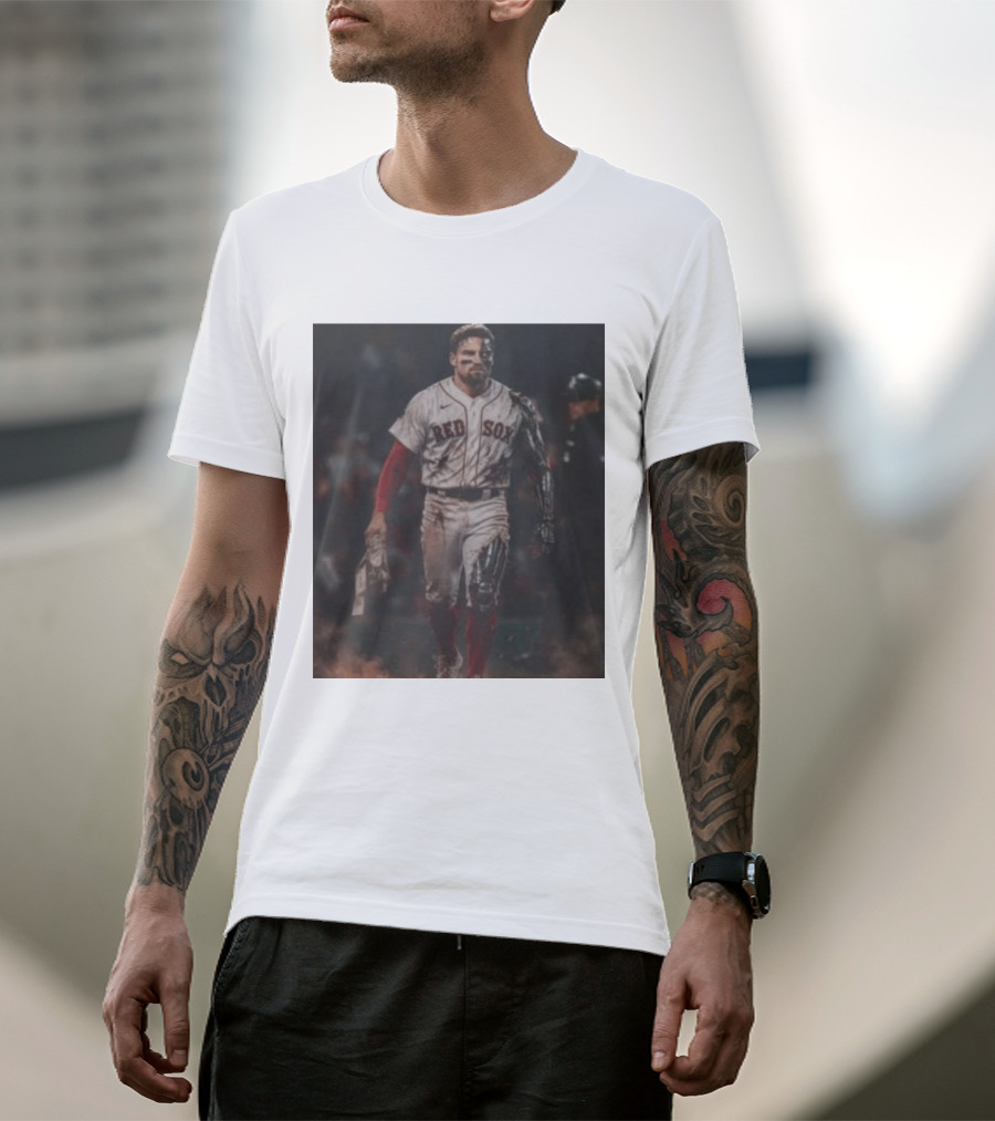 Caleb Durbin The Durbinator Red Sox Cyborg Player T-Shirt