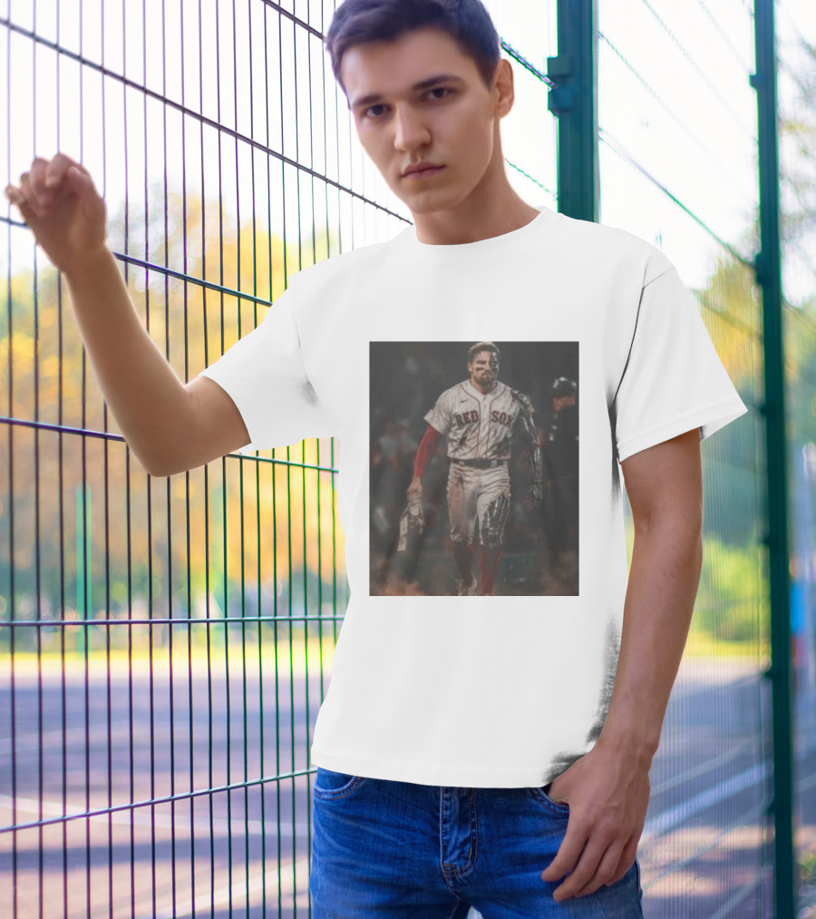 Caleb Durbin The Durbinator Red Sox Cyborg Player T-Shirt