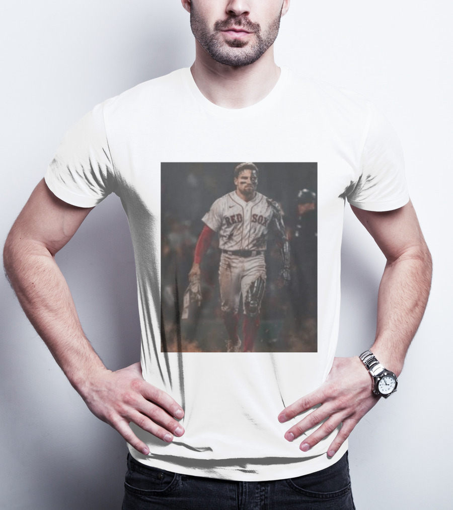 Caleb Durbin The Durbinator Red Sox Cyborg Player T-Shirt