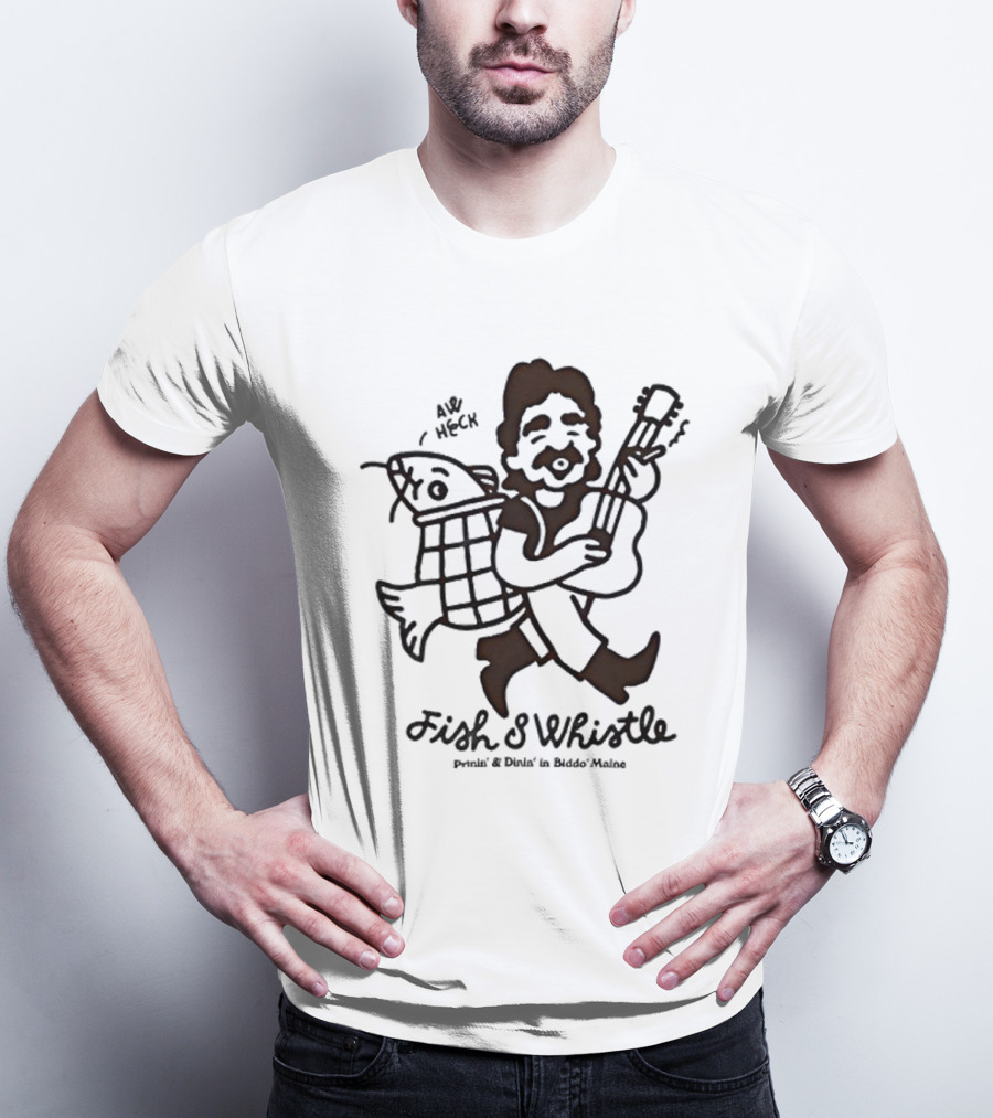 Fish And Whistle Pickin' And A Fishin' In Hickory Woods T-Shirt
