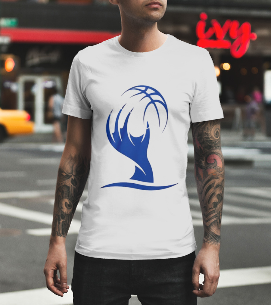 Cleveland Sirens The Claw Basketball Blue Wave T-Shirt