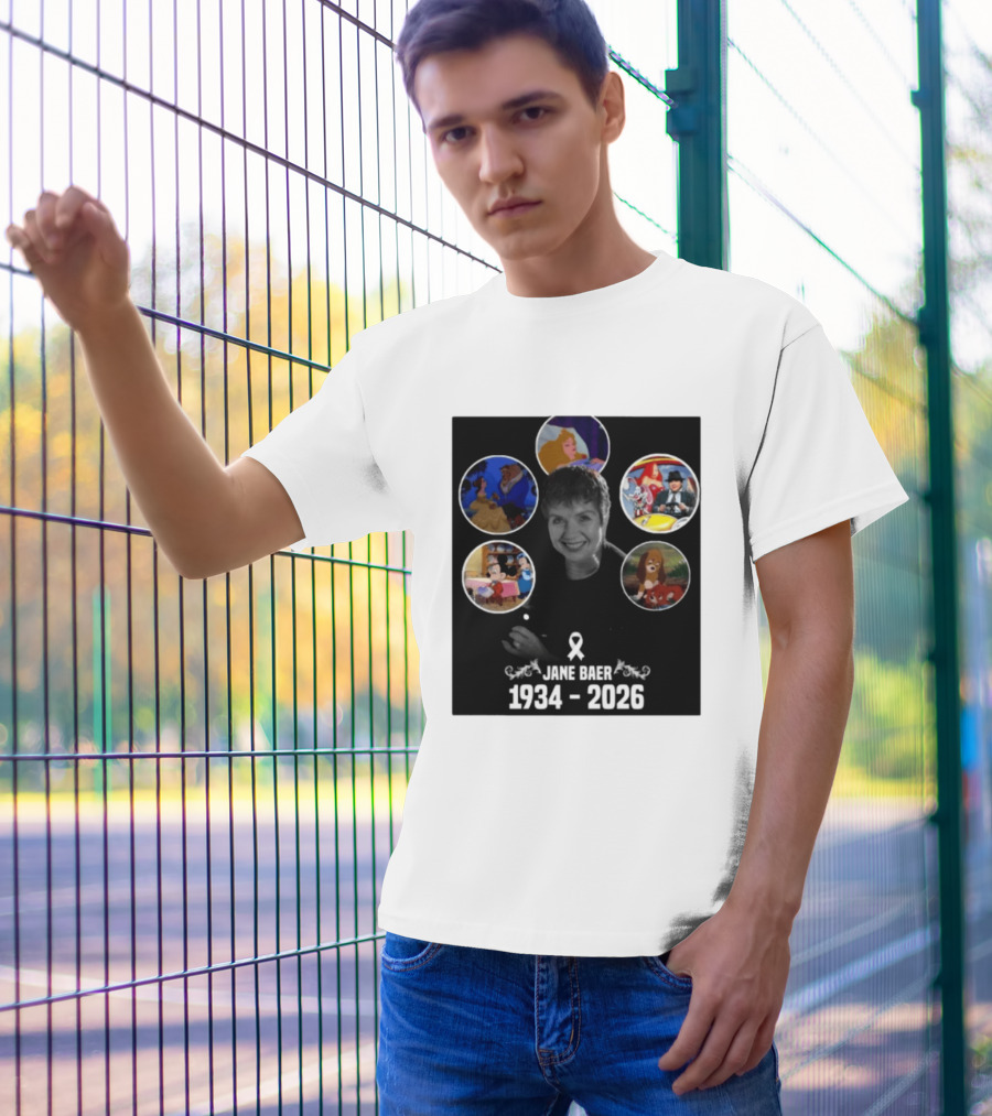 Jane Baer 1934 2026 Beauty And The Beast Sleeping Beauty Dumbo Mary Poppins Fox And The Hound Mickey Mouse T-Shirt