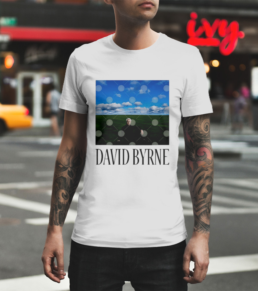 David Byrne Musician Scenic Landscape T-Shirt