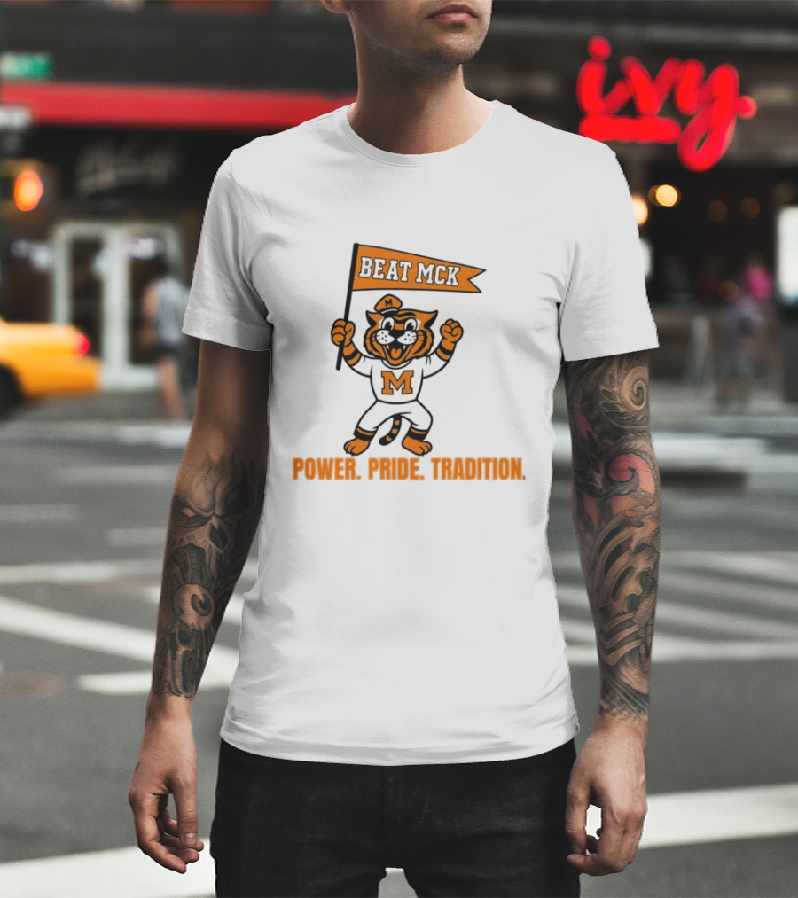 Beat McK Massillon Tigers Football Power Pride Tradition T-Shirt