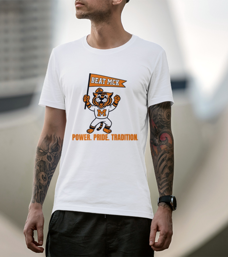 Beat McK Massillon Tigers Football Power Pride Tradition T-Shirt