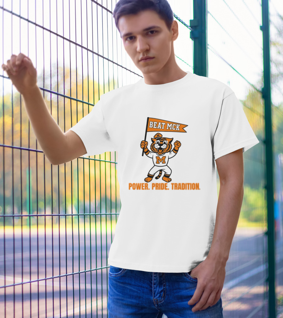 Beat McK Massillon Tigers Football Power Pride Tradition T-Shirt