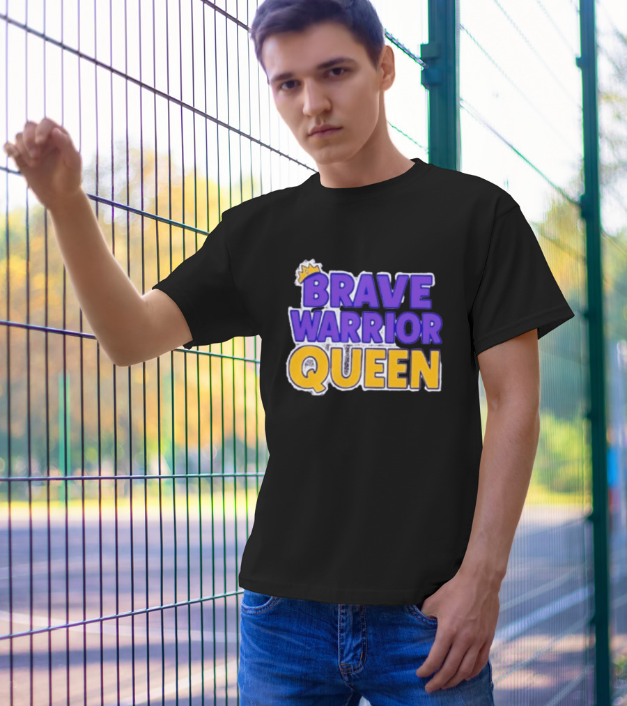 Brave Warrior Queen Crowned T-Shirt
