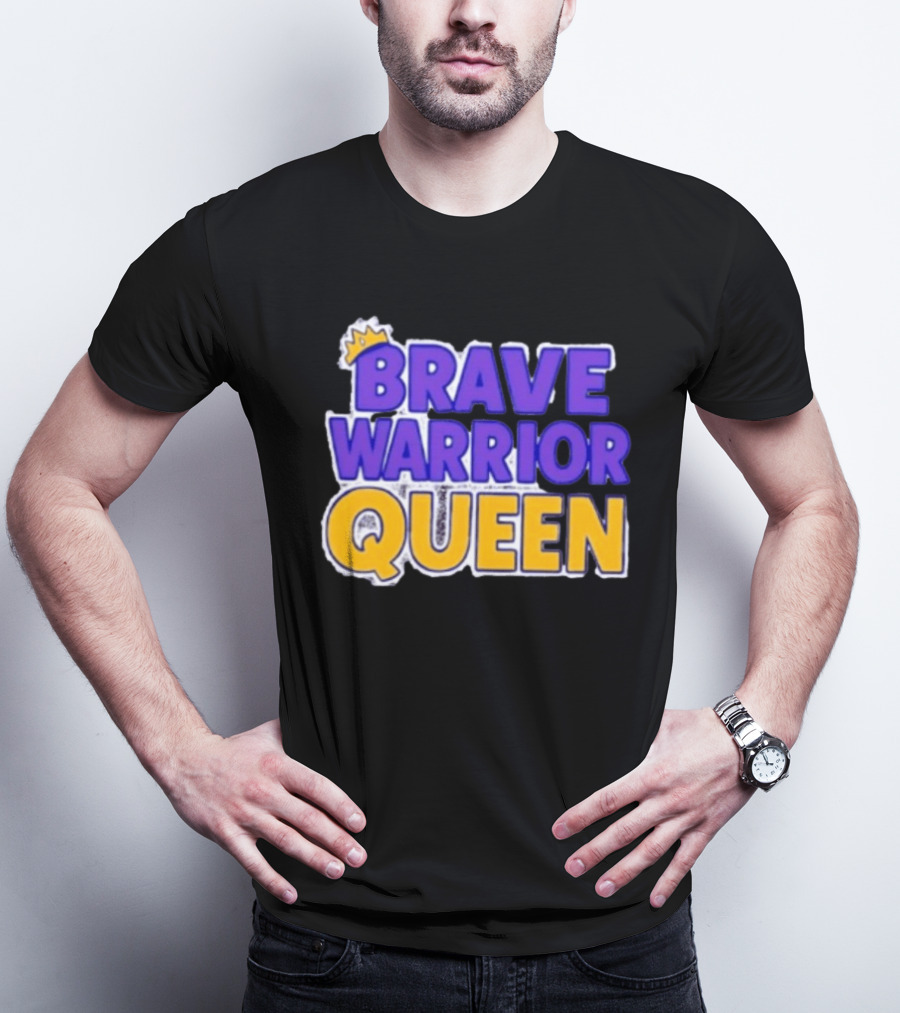 Brave Warrior Queen Crowned T-Shirt