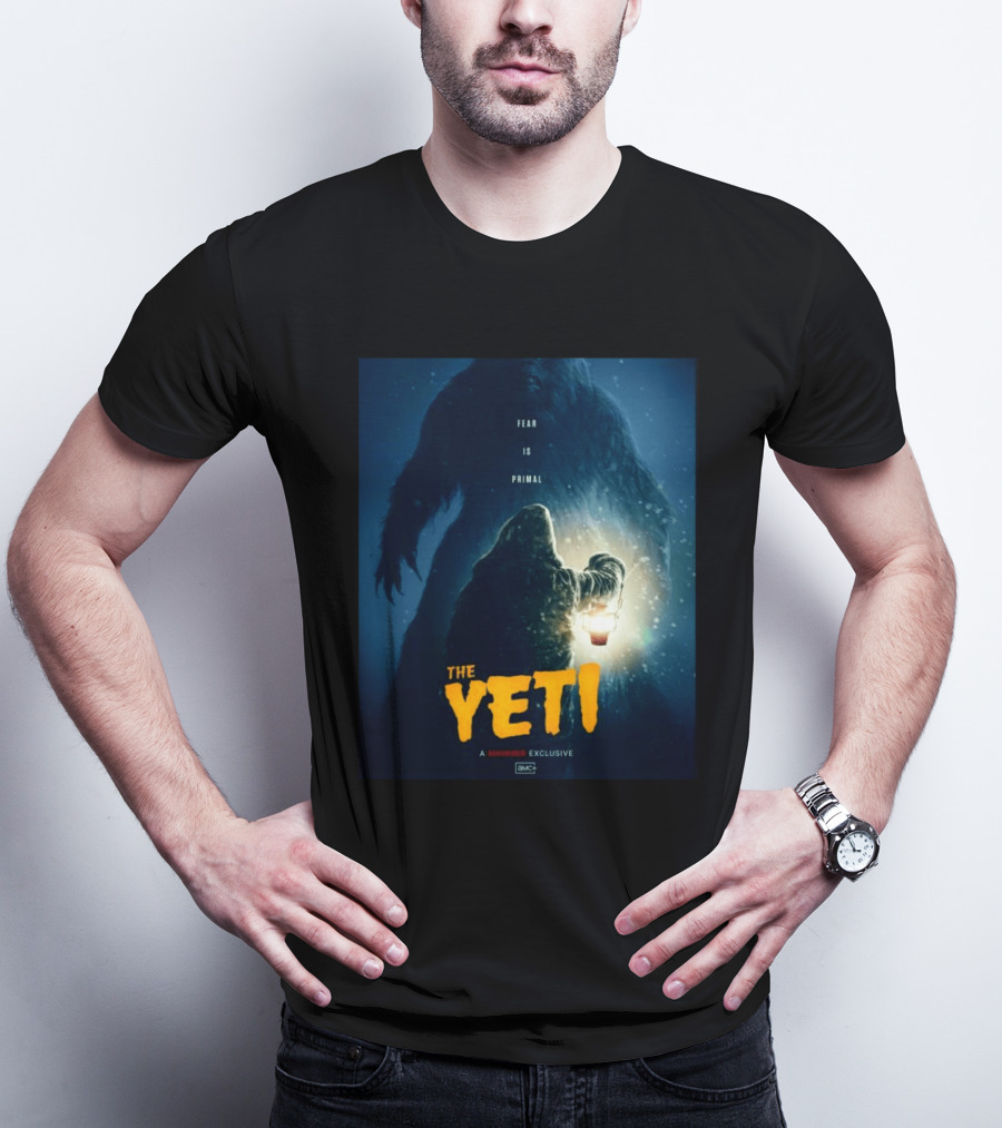 Fear Is Primal The Yeti A Shudder Exclusive AMC Lantern Shadowy Figure T-Shirt