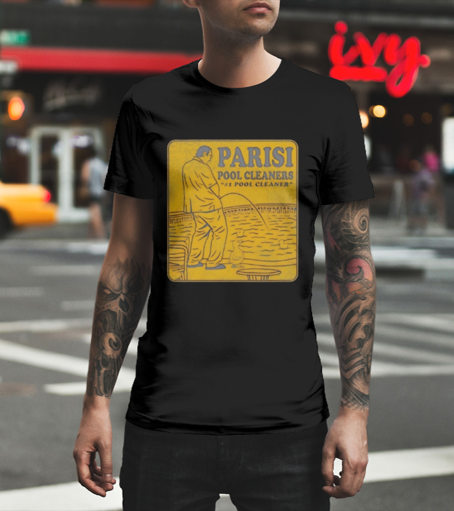 Parisi Pool Cleaners "#1 Pool Cleaner" Vintage Humorous T-Shirt