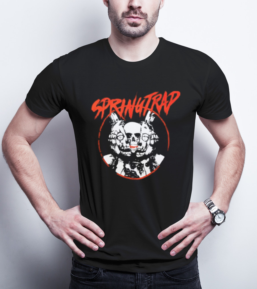 Five Nights At Freddy's Springtrap Horror Character Fan T-Shirt