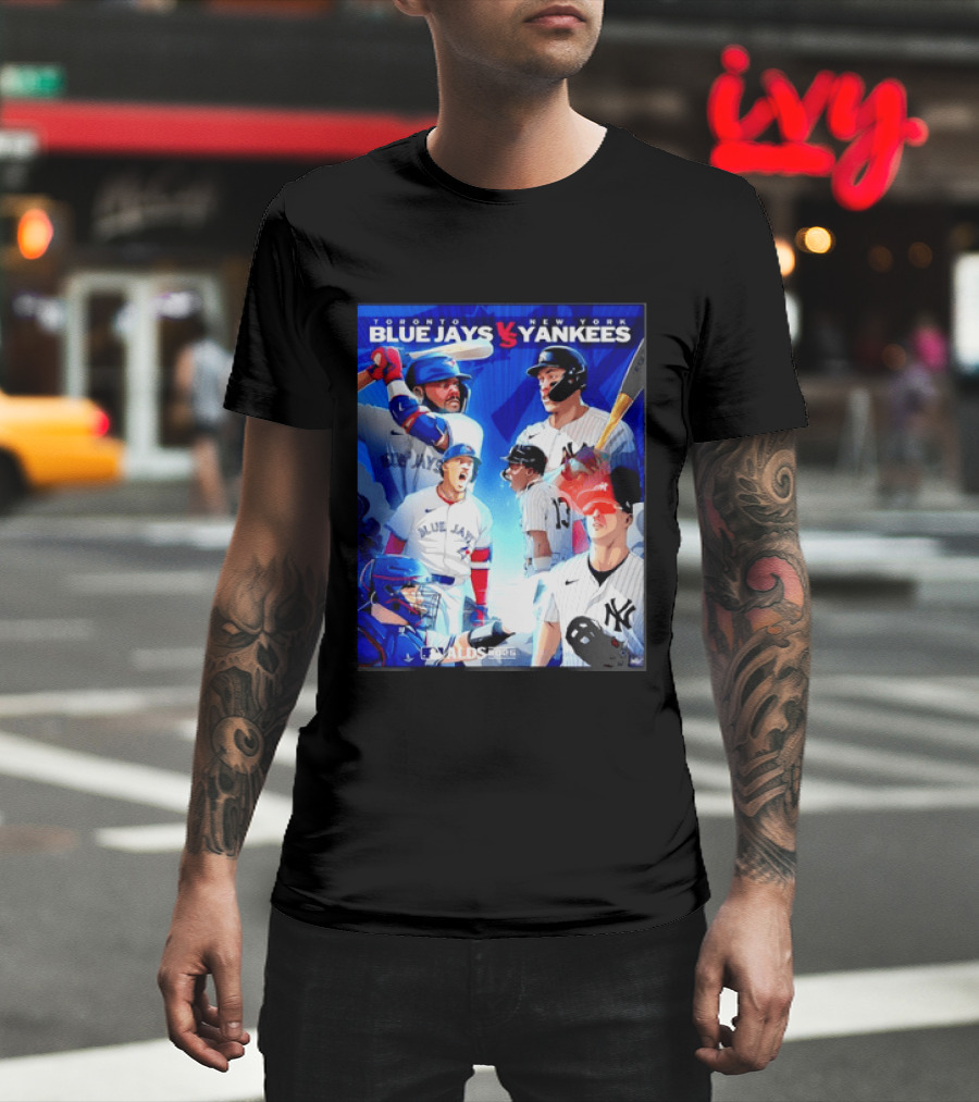 Toronto Blue Jays Vs New York Yankees ALDS 2025 MLB Showdown T-Shirt