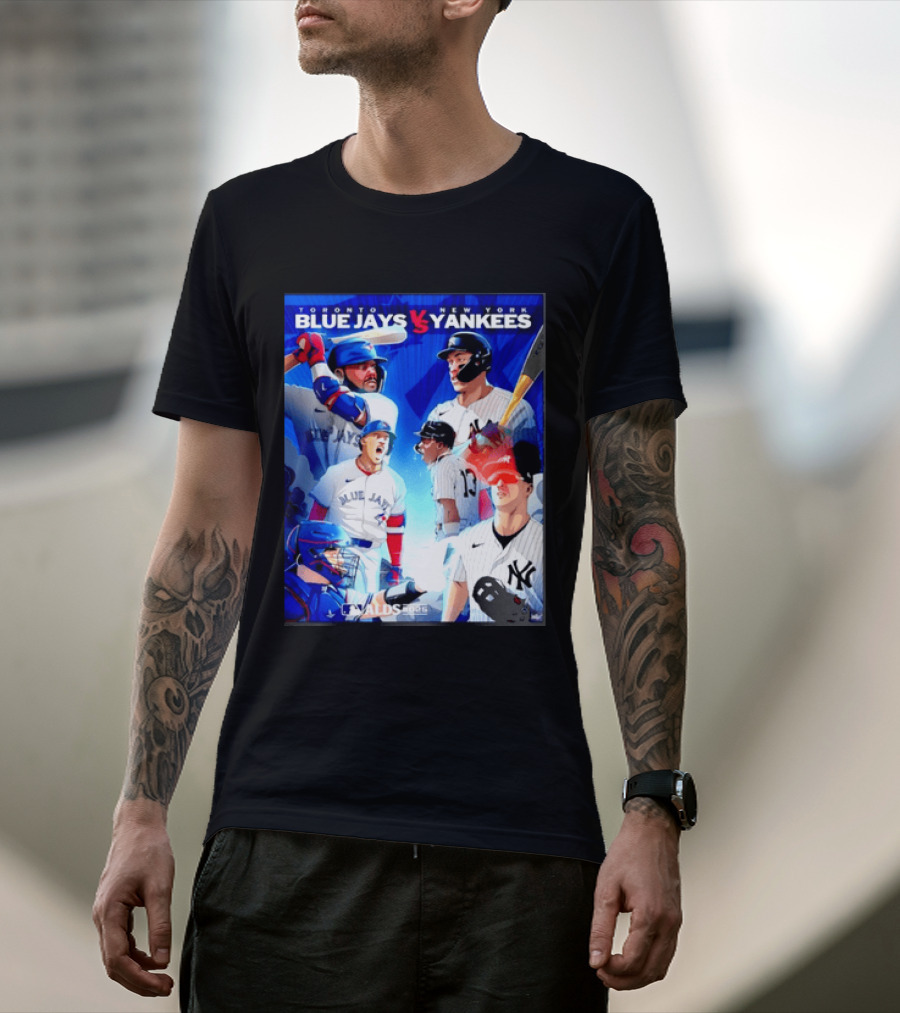 Toronto Blue Jays Vs New York Yankees ALDS 2025 MLB Showdown T-Shirt