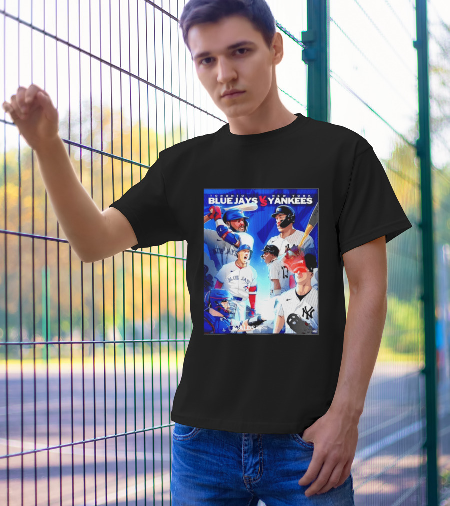 Toronto Blue Jays Vs New York Yankees ALDS 2025 MLB Showdown T-Shirt