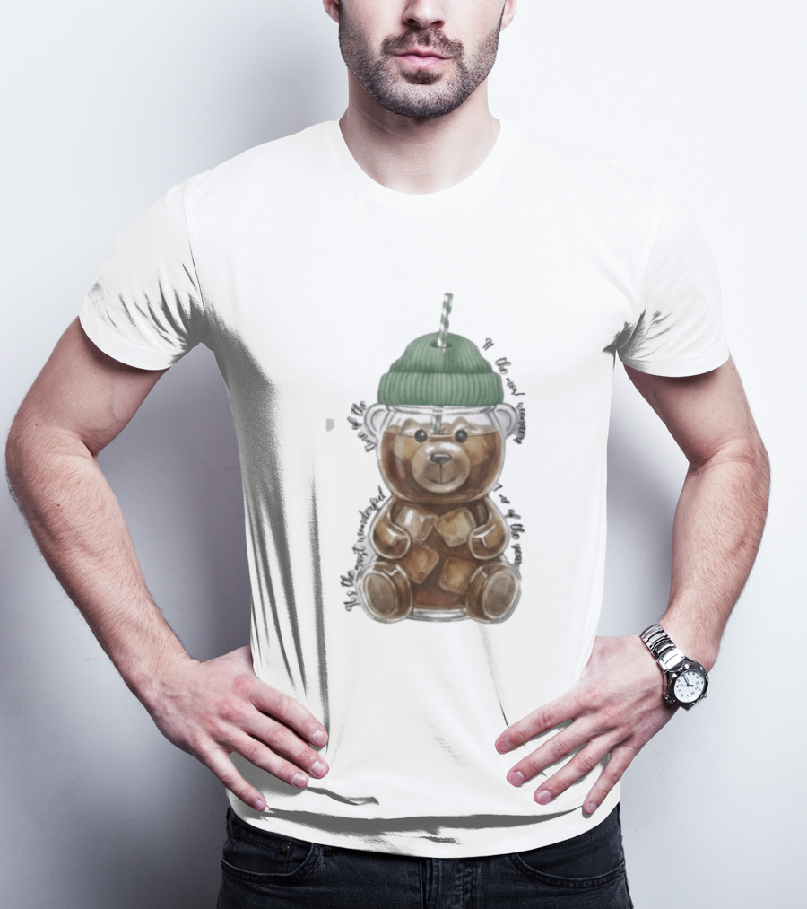 Starbucks Bear Cold Coffee Christmas 2023 Edition T-Shirt