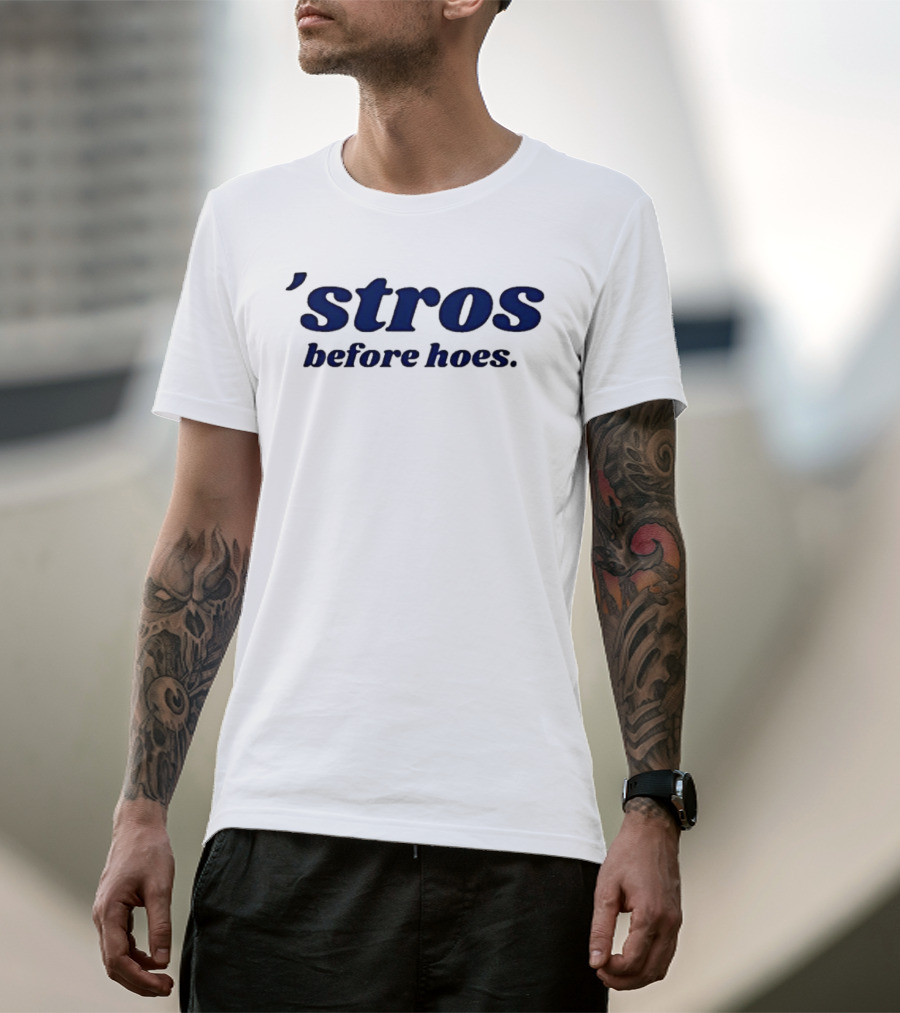 Classic Baseball Astros Before Hoes Houston T-Shirt