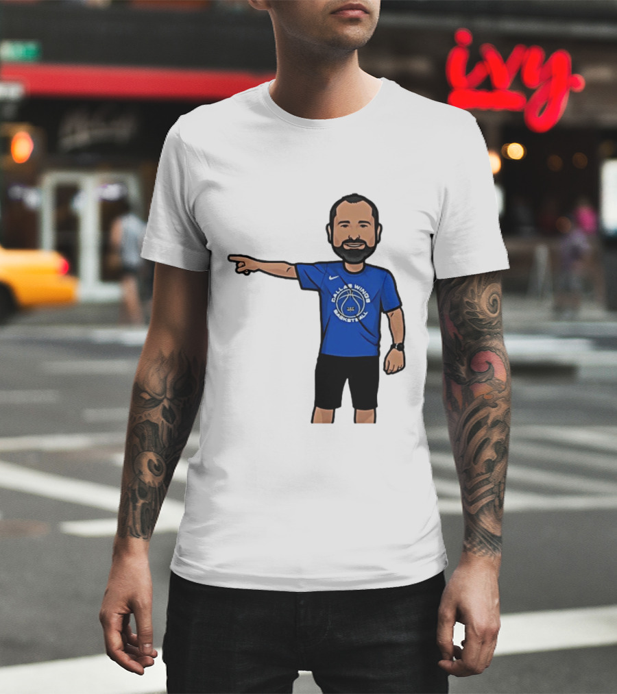 Dallas Wings Basketball Coach Jose Fernandez Classic Nike T-Shirt