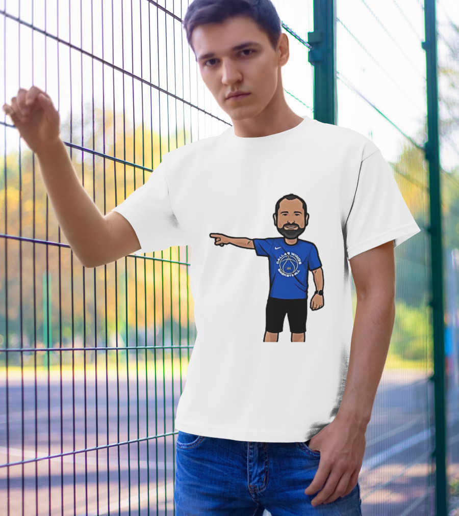 Dallas Wings Basketball Coach Jose Fernandez Classic Nike T-Shirt