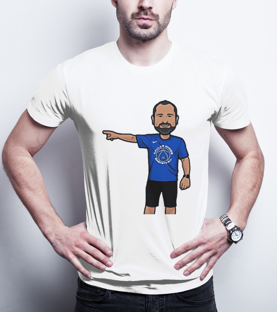 Dallas Wings Basketball Coach Jose Fernandez Classic Nike T-Shirt