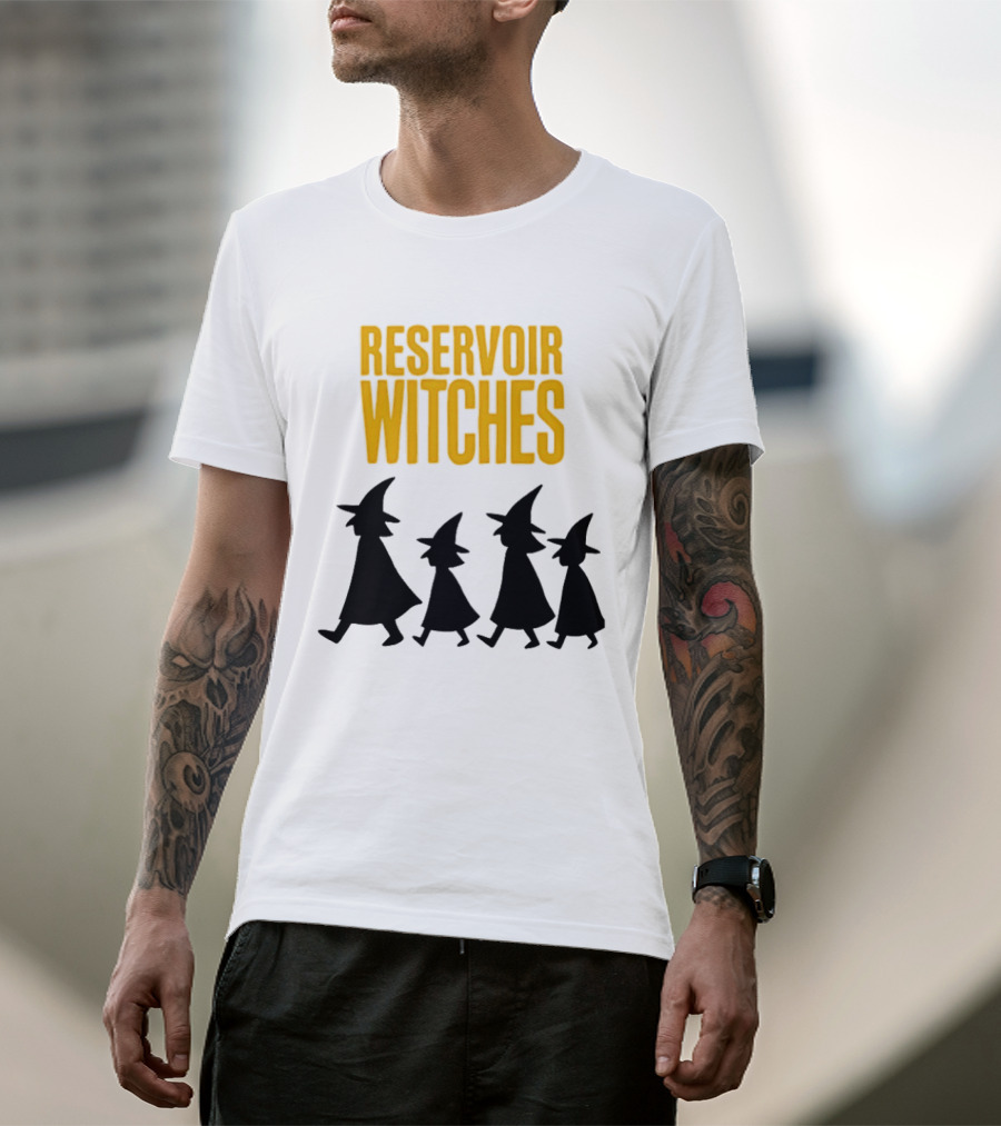 Reservoir Witches Walking In Silhouette With Classic Halloween T-Shirt