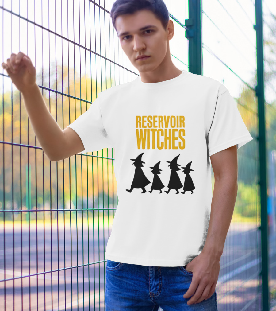 Reservoir Witches Walking In Silhouette With Classic Halloween T-Shirt