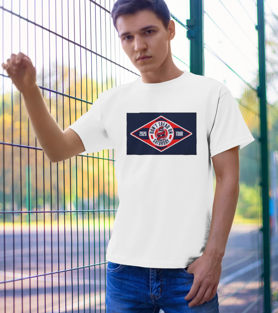 Don't Tread On Saturday 2026 Tour Snake Emblem College Football T-Shirt