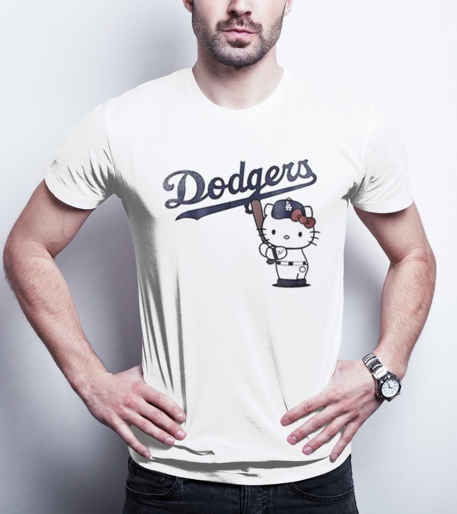 Dodgers Hello Kitty Baseball Collaboration 2026 T-Shirt