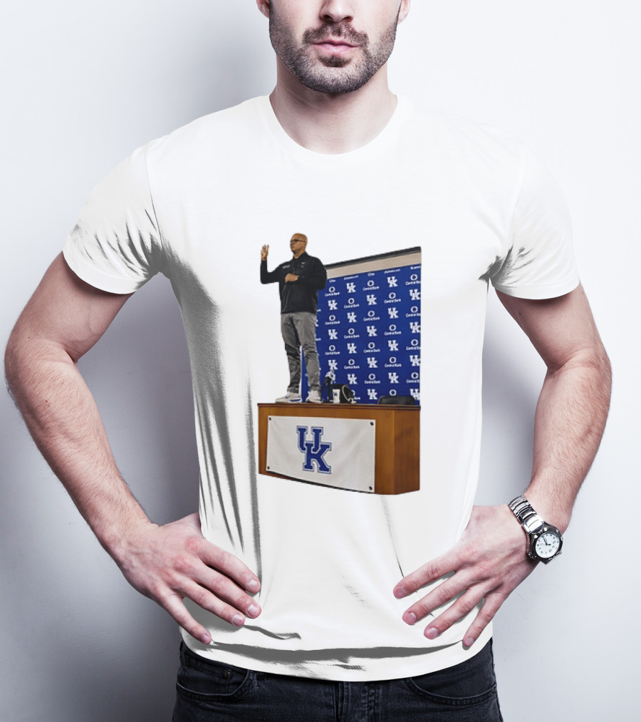 Mark Pope UK Wildcats Kentucky Basketball Coach Press Conference T-Shirt