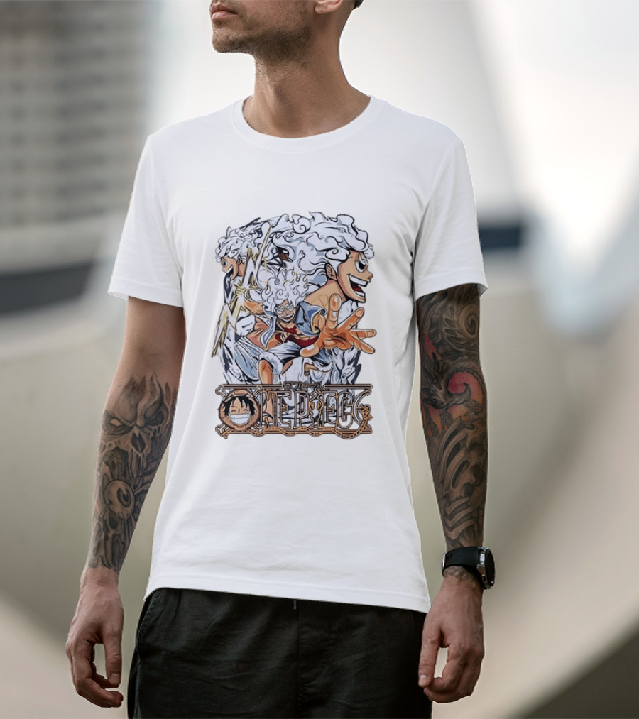 Monkey D Luffy Gear Five One Piece Anime Manga Adventure T-Shirt