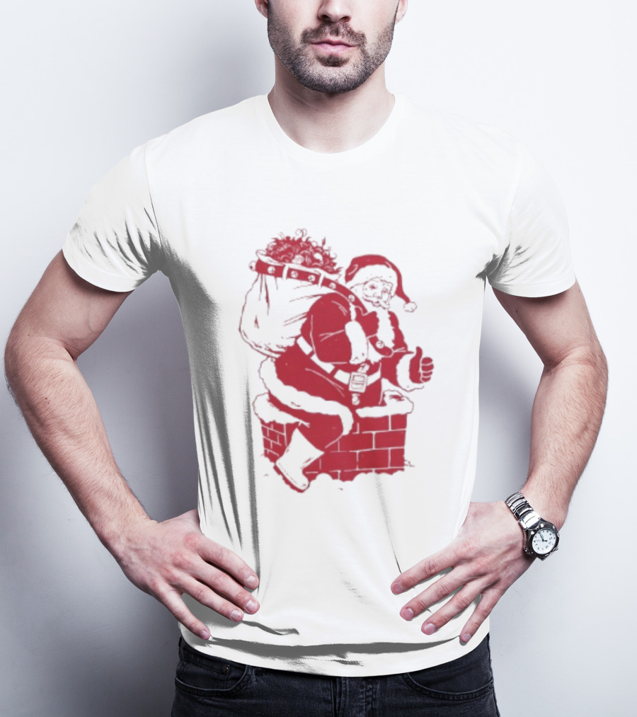 Trending Santa Claus Chimney Merry Christmas T-Shirt