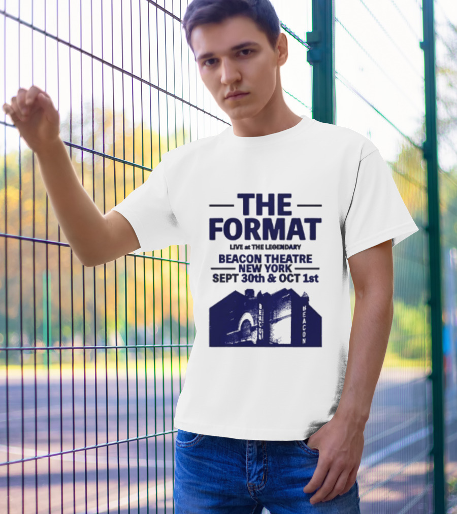 The Format Live At The Legendary Beacon Theatre New York Sept 30th & Oct 1st T-Shirt