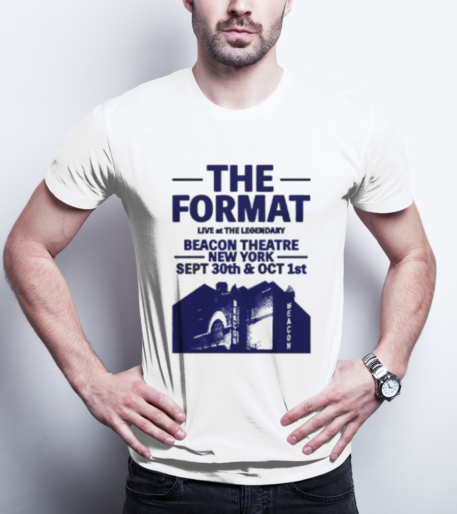 The Format Live At The Legendary Beacon Theatre New York Sept 30th & Oct 1st T-Shirt