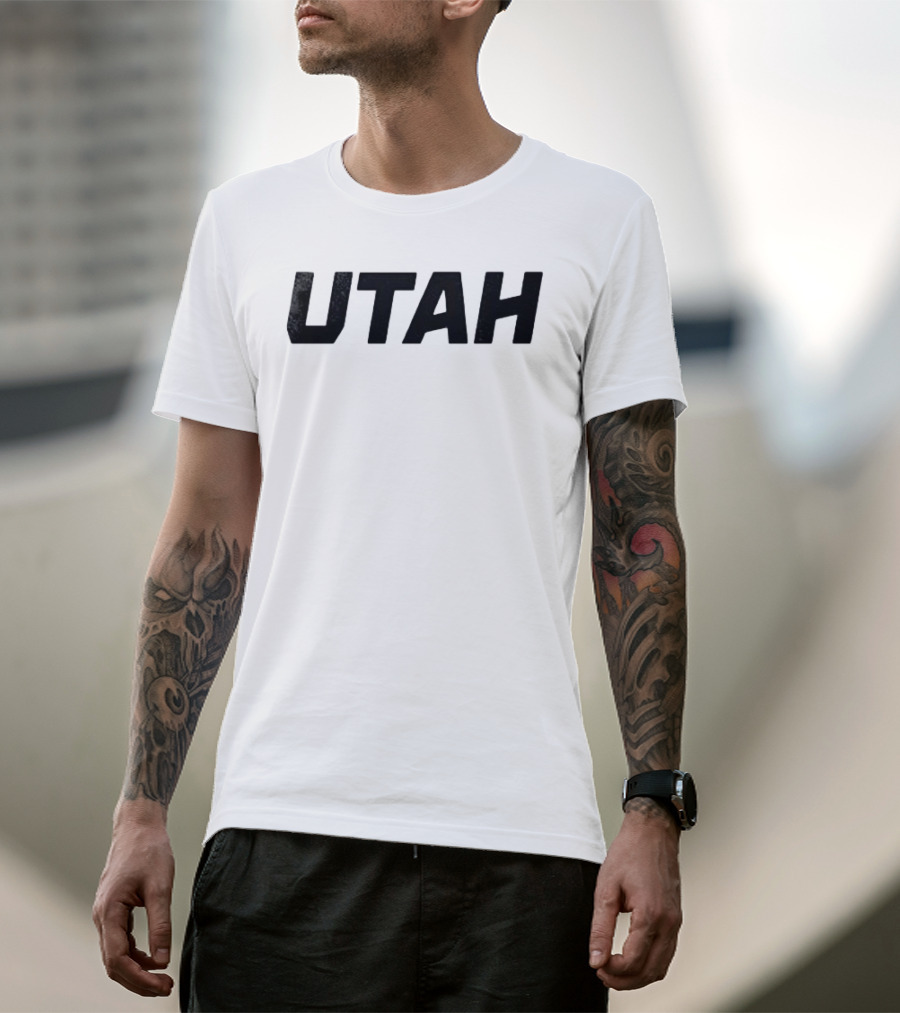 Utah Mammoth One Piece Luffy Pose Anime T-Shirt