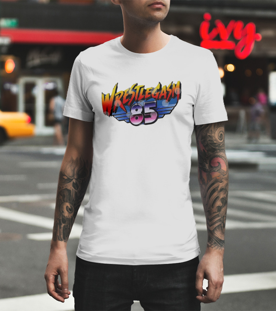 Wrestlegasm 85 Retro Wrestling 80s T-Shirt