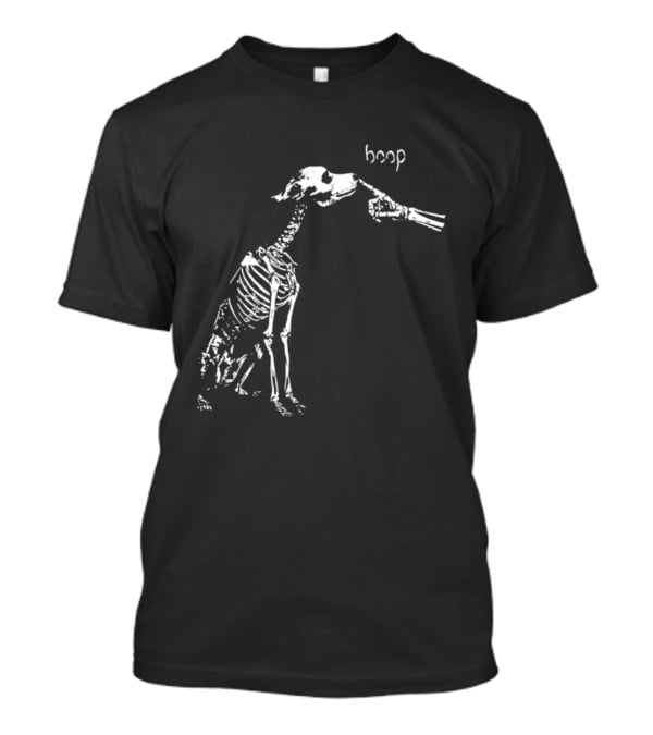 Skeleton Dog Boop Spooky Halloween Skeleton Boop T-Shirt