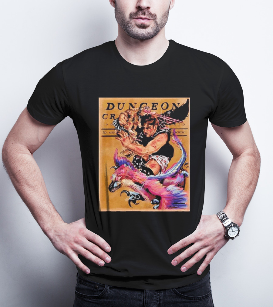 Dungeon Crawler Carl Goddamnit Donut Fantasy Adventure Art By Andrew Bowser T-Shirt