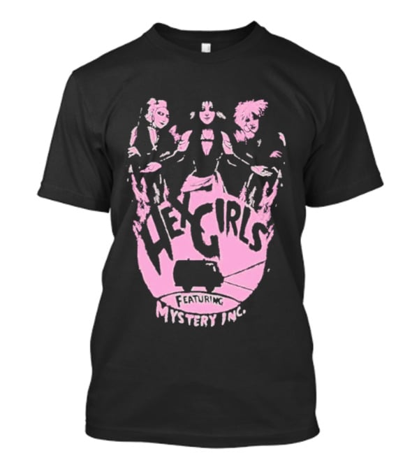 Hex Girls Featuring Mystery Inc Rock Band Collaboration T-Shirt