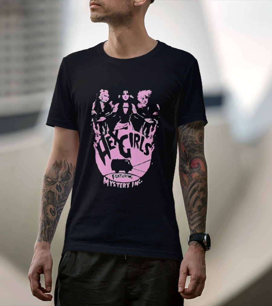 Hex Girls Featuring Mystery Inc Rock Band Collaboration T-Shirt