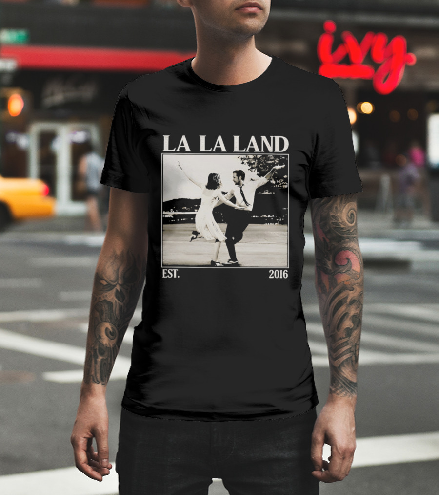 La La Land Est 2016 Dance Scene Emma Stone Ryan Gosling T-Shirt