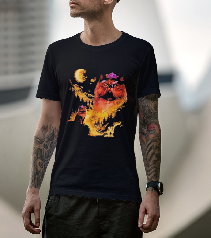 Princess Donut Cat Lover Moon Fantasy T-Shirt