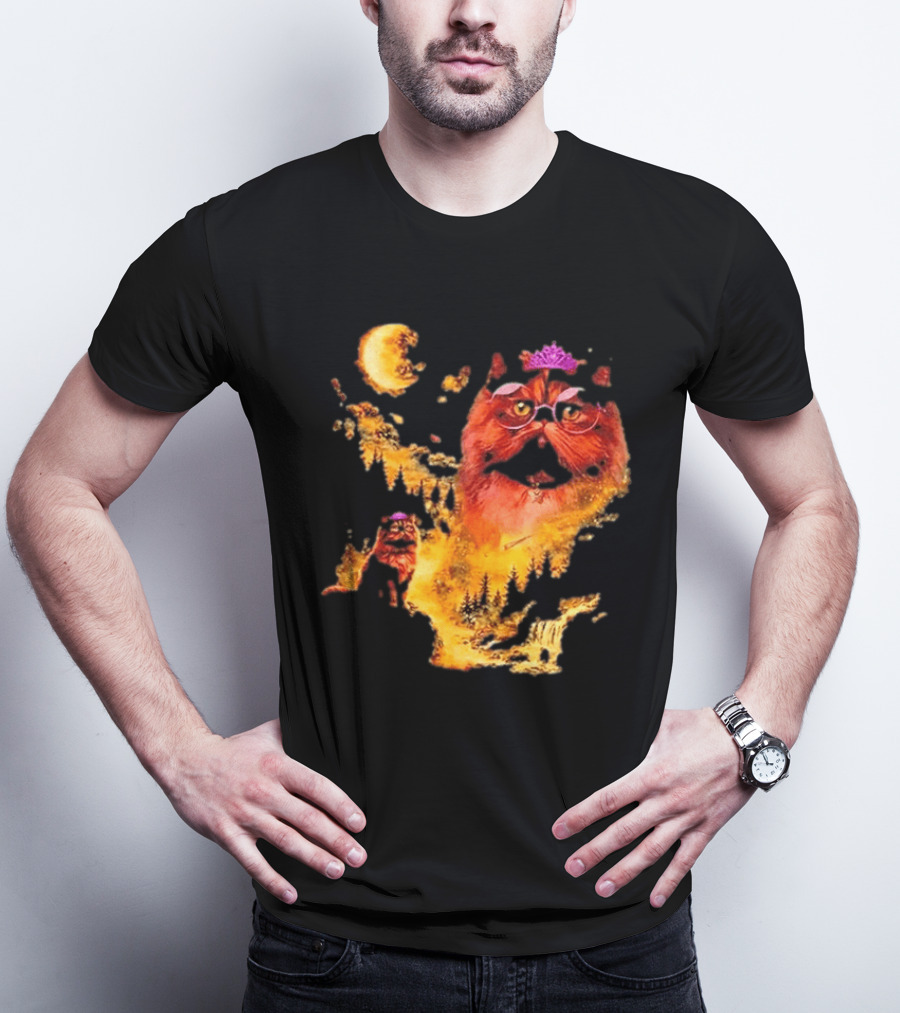 Princess Donut Cat Lover Moon Fantasy T-Shirt