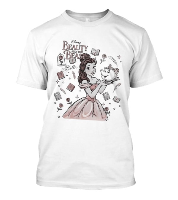 Beauty And The Beast Disney Belle With Mrs Potts T-Shirt