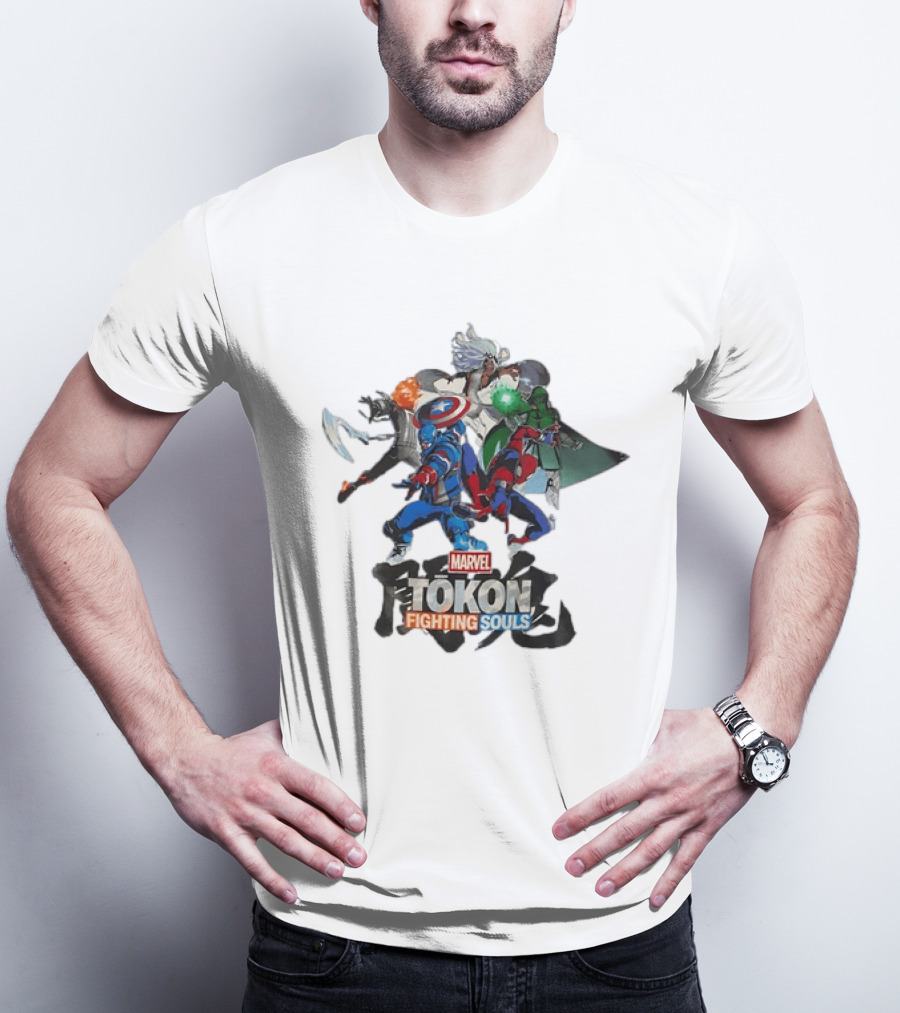 Marvel Captain America Tokon Fighting Souls T-Shirt