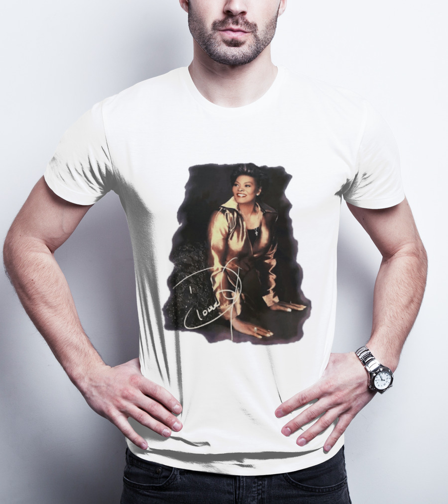 Dionne Warwick Iconic Soul Singer Legend Autographed Image T-Shirt