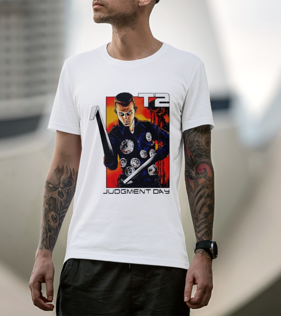 T2 Judgment Day 1000 Iconic Scene T-Shirt