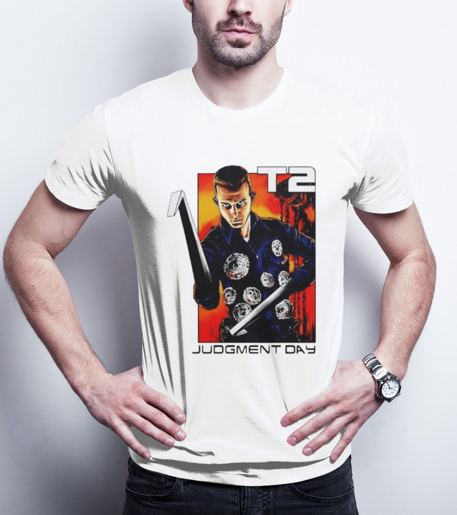 T2 Judgment Day 1000 Iconic Scene T-Shirt